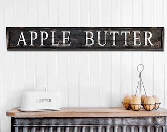 Apple Kitchen Sign - Etsy