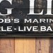Personalized Fishing Licenses Sign, Rustic Framed Wood, Man Cave Decor ...