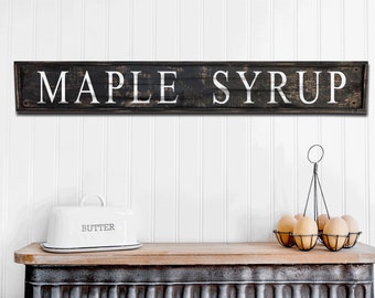 Maple Syrup Sign - Etsy