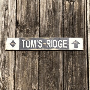 Personalized Custom 4 Piece Ski Trail Signs, Resort Lodge and Cabin ...