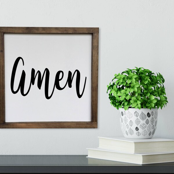 Amen Sign - Etsy