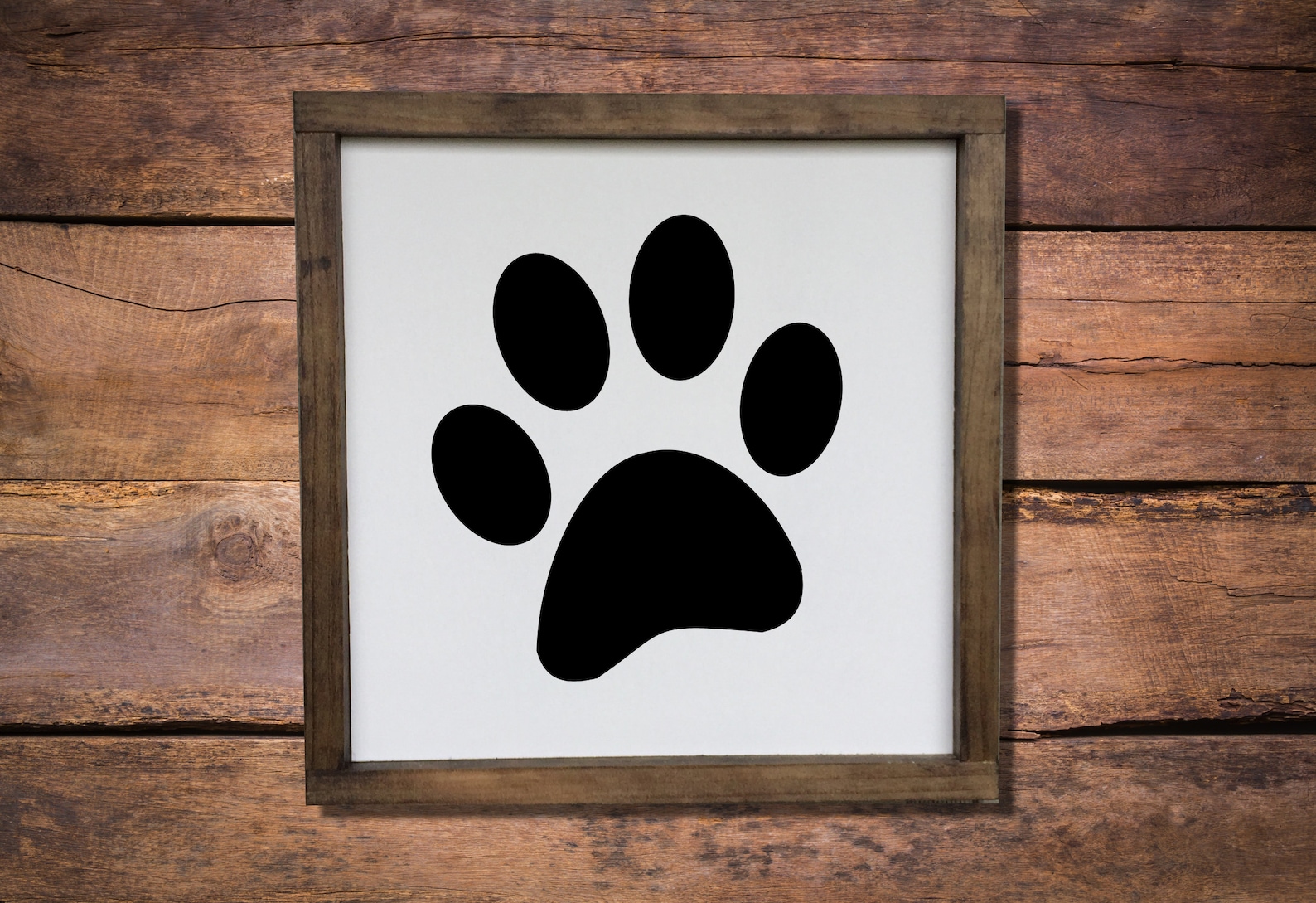 Large Paw Print Pet Sign Dog Cat Animal Foot Print Farmhouse | Etsy