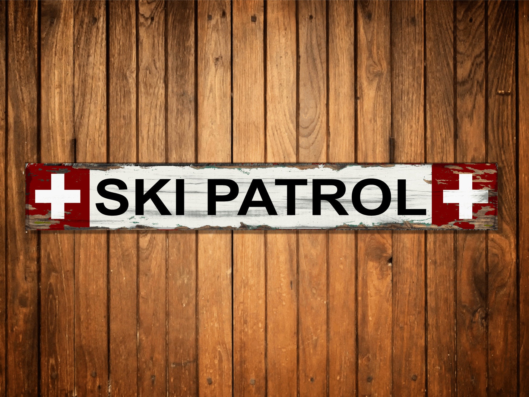 Custom 4 Piece Ski Trail Signs Resort Lodge Cabin Decor - Etsy