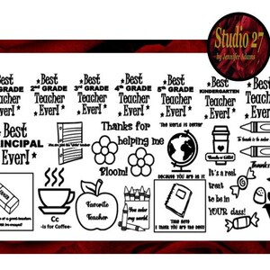 Teacher Appreciation SVG Bundle- Instant Download - Commercial Use - Etsy