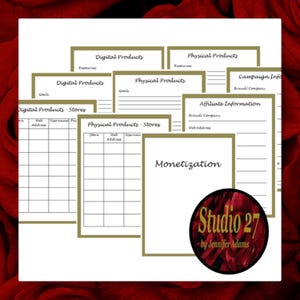 Blog Planner INSTANT DOWNLOAD - Printable - Organizational Worksheet ...