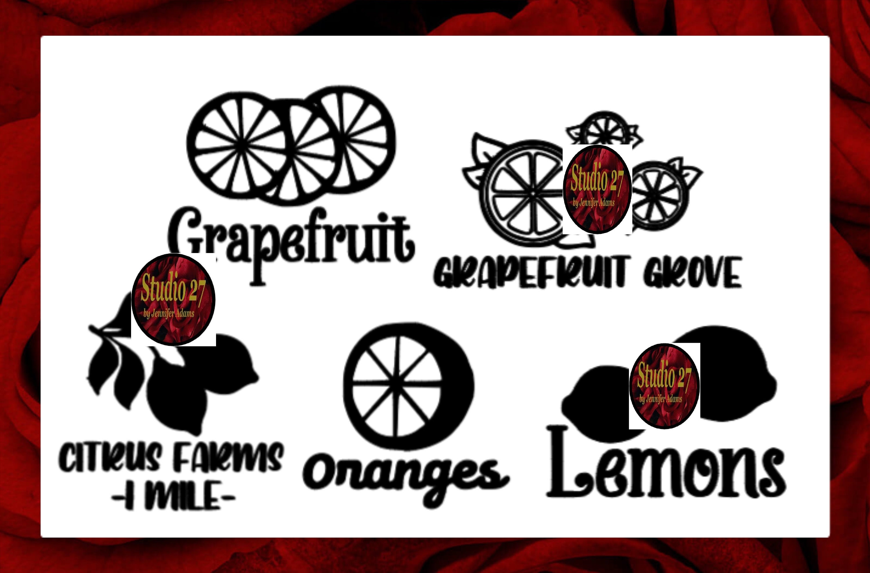 Summer Citrus SVG Bundle - Orange Lemon Lime - Instant Download ...