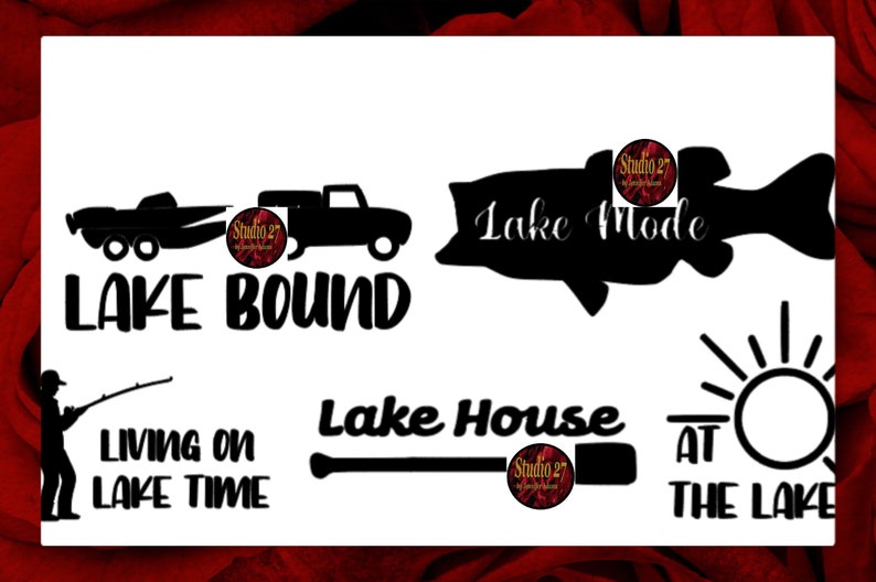 Summer Lake SVG Bundle - Instant Download - Commercial Use Ok - Etsy