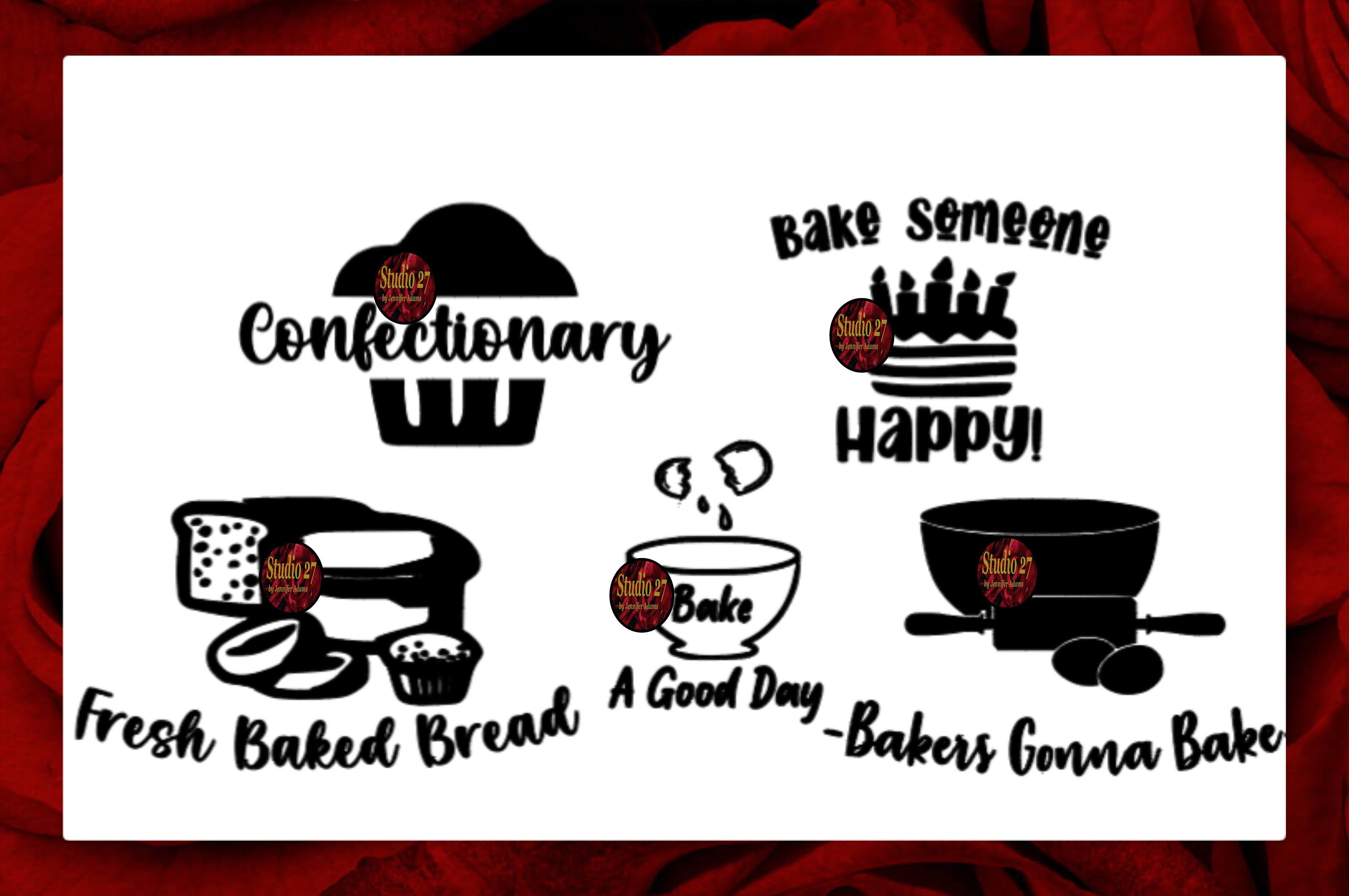 Baking SVG Bundle Instant Download Commercial Use Ok - Etsy