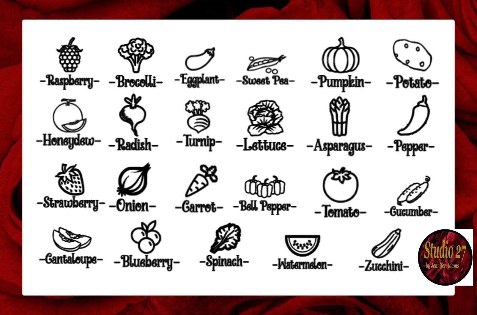 Garden Label SVG Bundle Instant Download Commercial Use Ok - Etsy