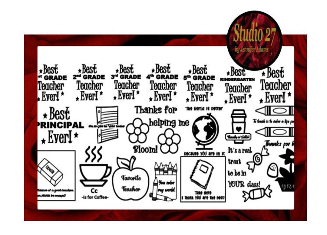 Teacher Appreciation SVG Bundle- Instant Download - Commercial Use - Etsy