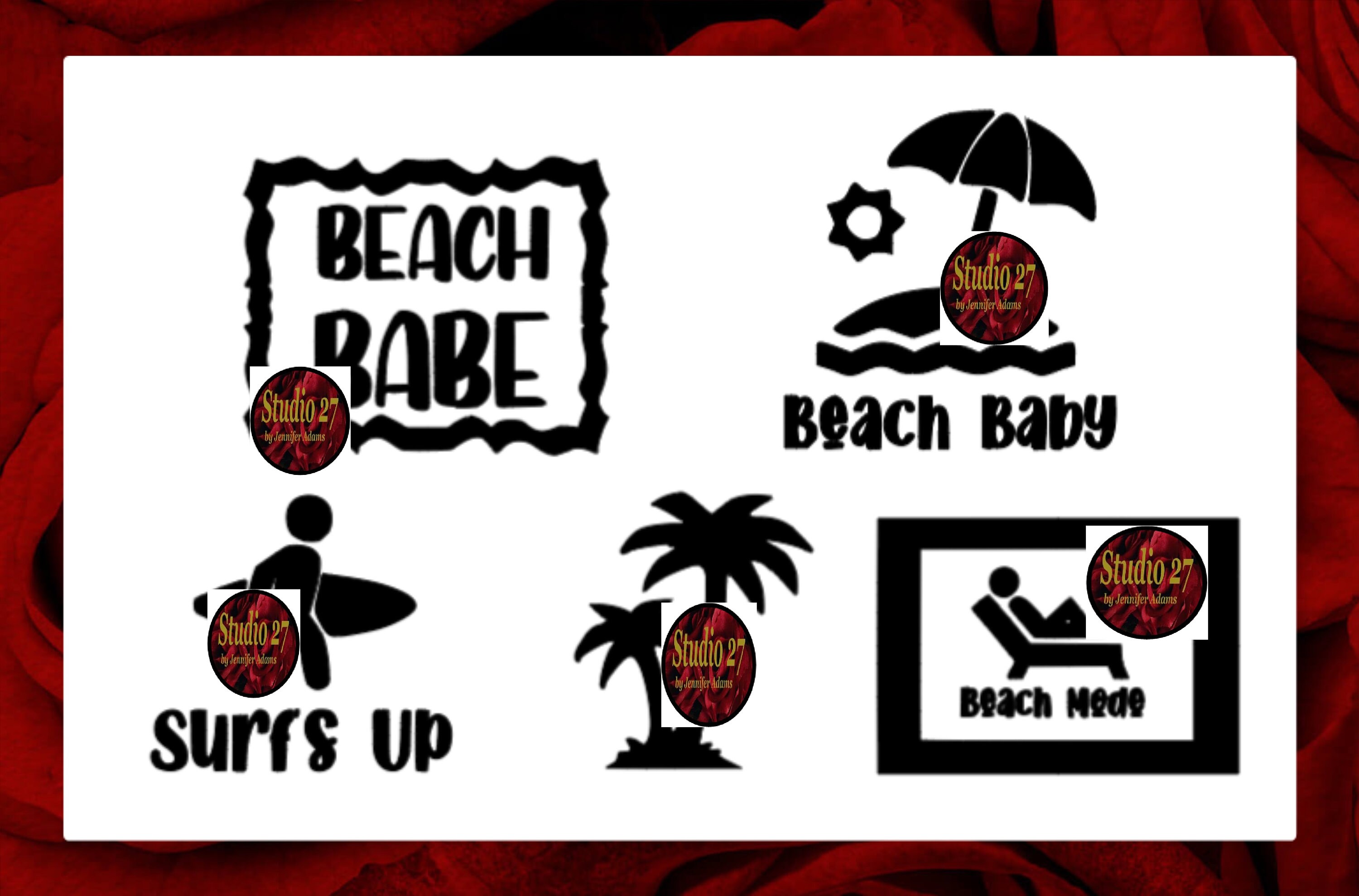 Summer Beach SVG Bundle - Instant Download - Commercial Use Ok - Etsy