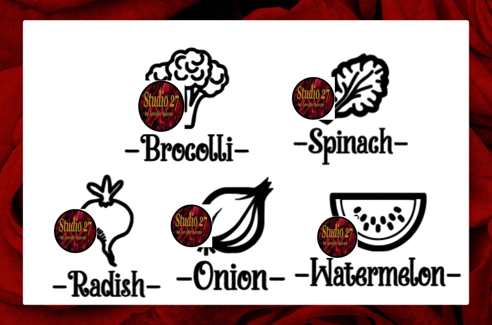 Garden Label SVG Bundle- Instant Download - Commercial Use Ok - Fruit ...