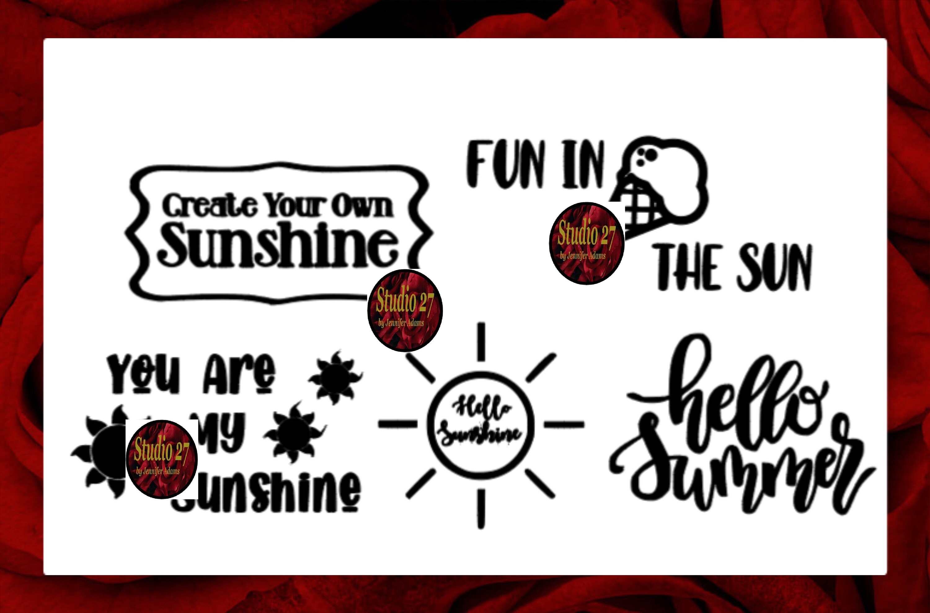 Summer Sunshine SVG Bundle - Instant Download - Commercial Use Ok - Etsy