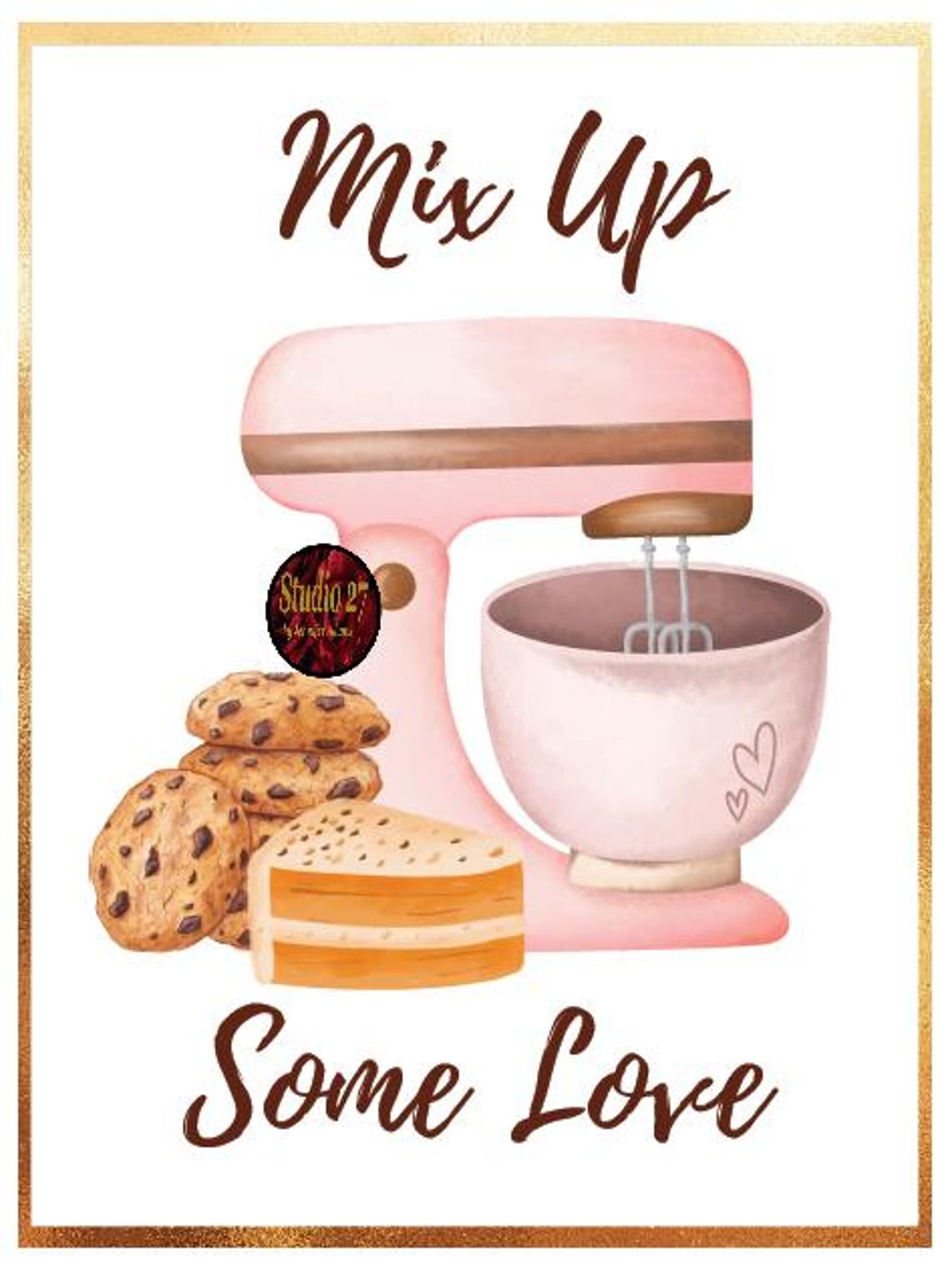 Baking Art - INSTANT DOWNLOAD - Wall Poster Printable - Kitchen Pantry ...