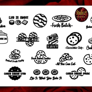Cookie SVG Bundle- Instant Download - Commercial Use Ok - Chocolate ...