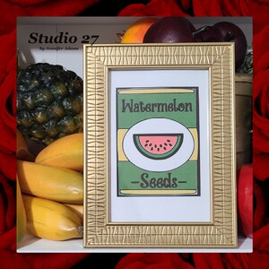 Seed Packet Art INSTANT DOWNLOAD - Printable Bundle - Fruit Vegetable ...