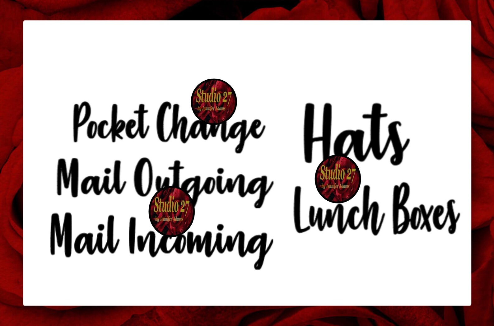Mudroom Supply Cabinet / Closet Organization Labels SVG Bundle- Instant ...