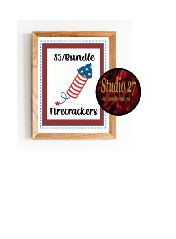 4th of July Printable INSTANT DOWNLOAD Firecracker Bundles - Etsy