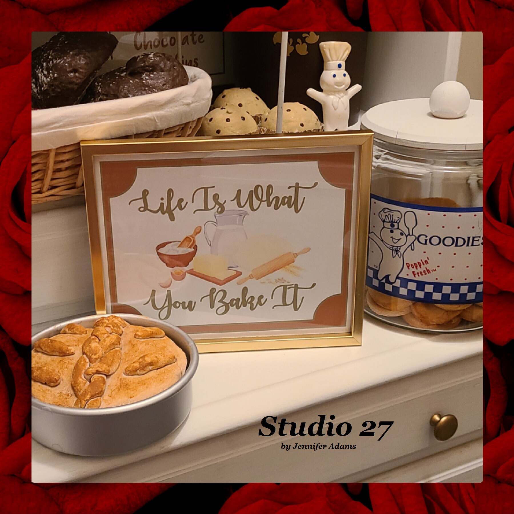 Bakery Art INSTANT DOWNLOAD Printable Life is What You Bake It Tiered ...