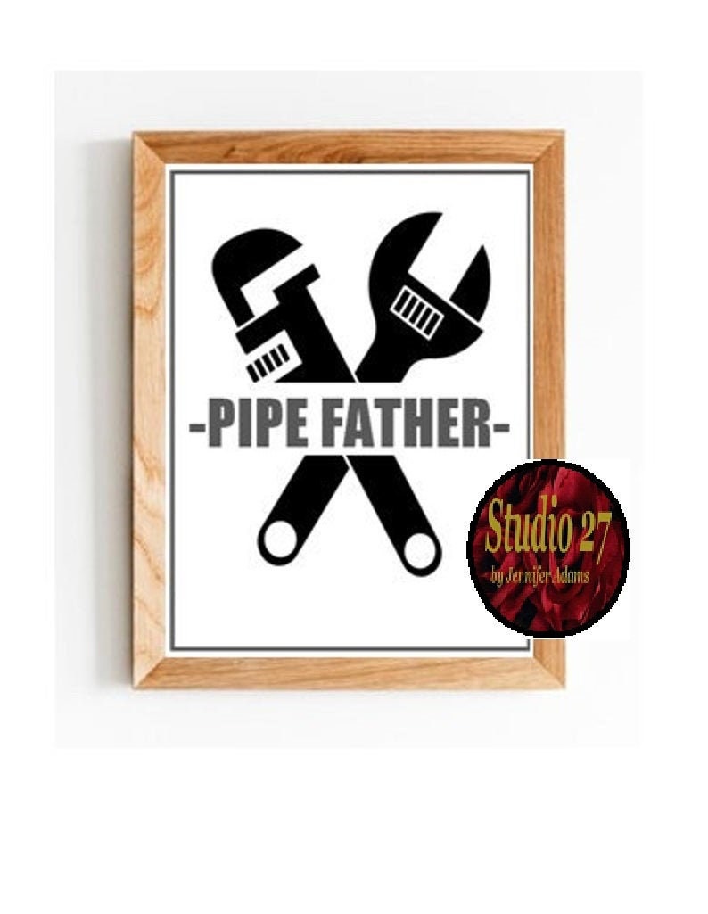 Father's Day Wall Art - INSTANT DOWNLOAD - Pipe Father - Etsy