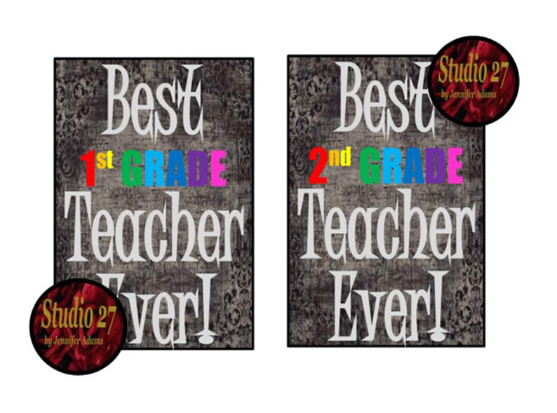 Teacher Appreciation Printable Bundle- INSTANT DOWNLOAD - 1st - 5th ...