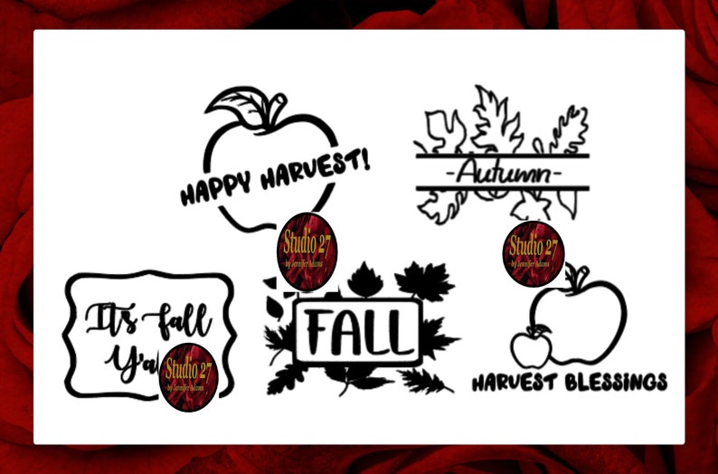 Fall Quotes SVG Bundle - Instant Download - Commercial Use Ok - Autumn ...