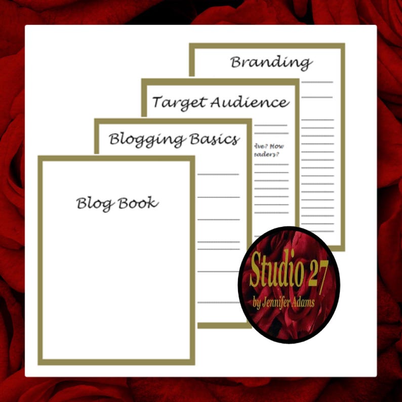 Blog Planner INSTANT DOWNLOAD Printable Organizational Worksheet Bundle ...