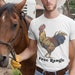 Free Range Chicken Shirt, Mens Free Range Shirt, Rooster Cock Shirt ...