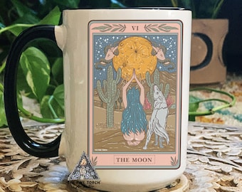 Tarot Card Mug, Occult Tarot Card Coffee Mug, the Coffee Tarot Mug ...