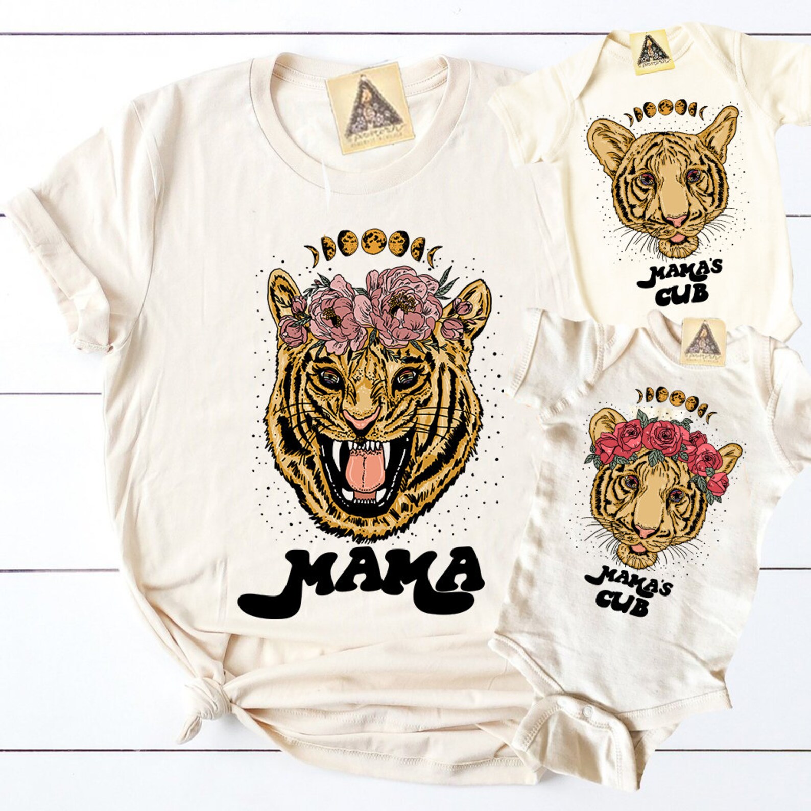 Tiger Mom Shirt, Tiger Queen Shirt, Matching Tiger Shirts, Tiger Cub ...
