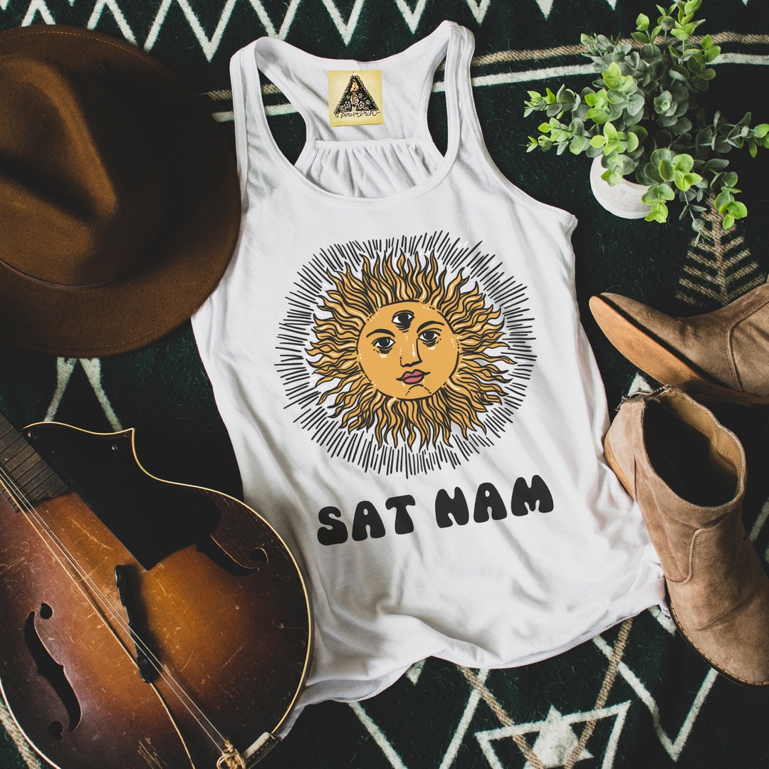 Sat Nam Tank, Kundalini Yoga Tank, Sat Nam Mantra Tank, Mantra Tank ...