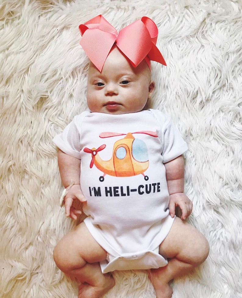Helicopter Baby Gift, Heli Cute Kids Tee, Helicopter Theme, Airplane ...