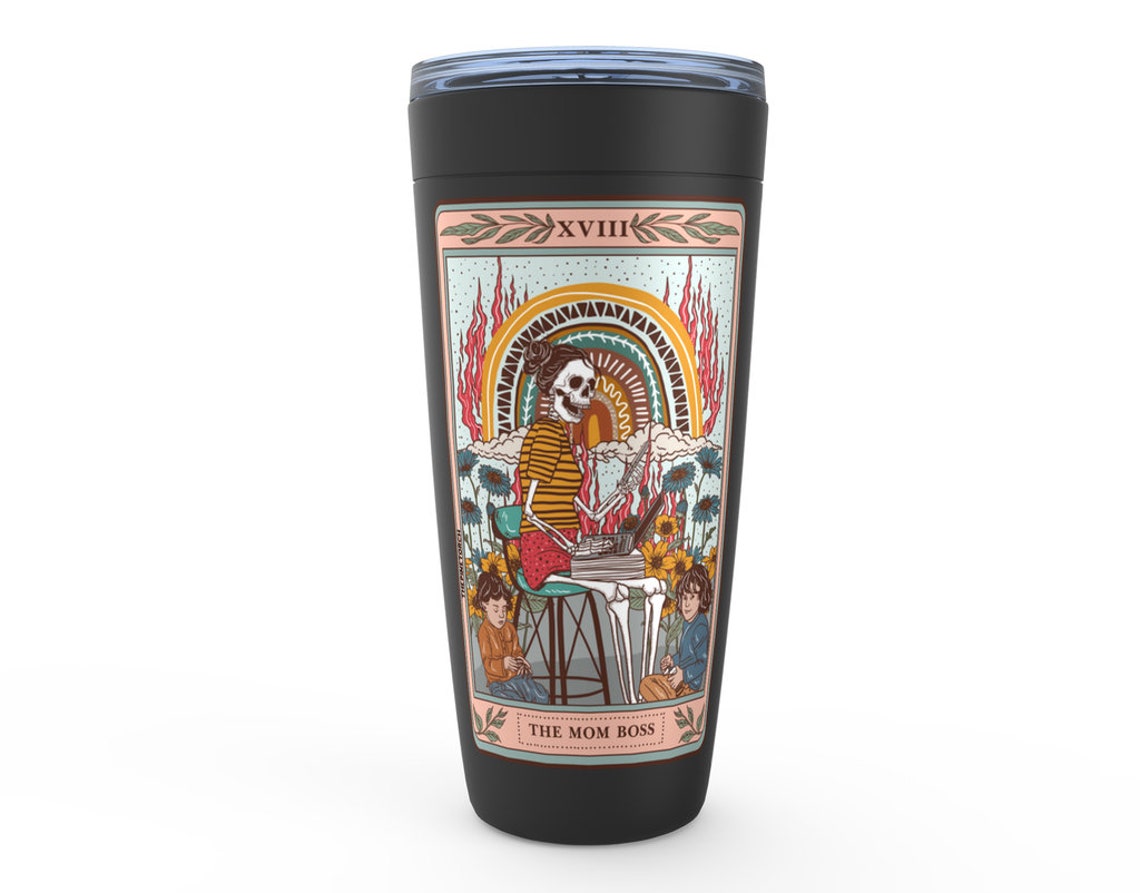 The Mom Boss Tarot Card Tumbler Occult Mom Boss Tarot Card - Etsy