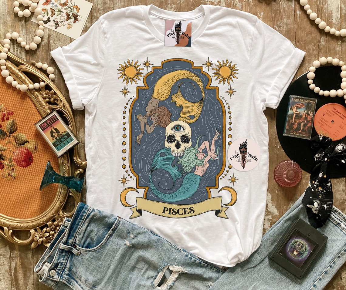 Pisces Zodiac Tee Pisces Gift Zodiac Pisces Shirt Pisces - Etsy