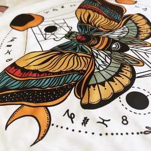 Mother Mother Shirt, Gothic Moth Shirt, Death Moth Shirt, Skeleton Moth ...