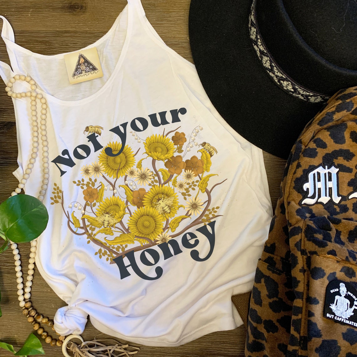 Not Your Honey Honey Bee Tank Feminist Bee Tank Queen Bee | Etsy