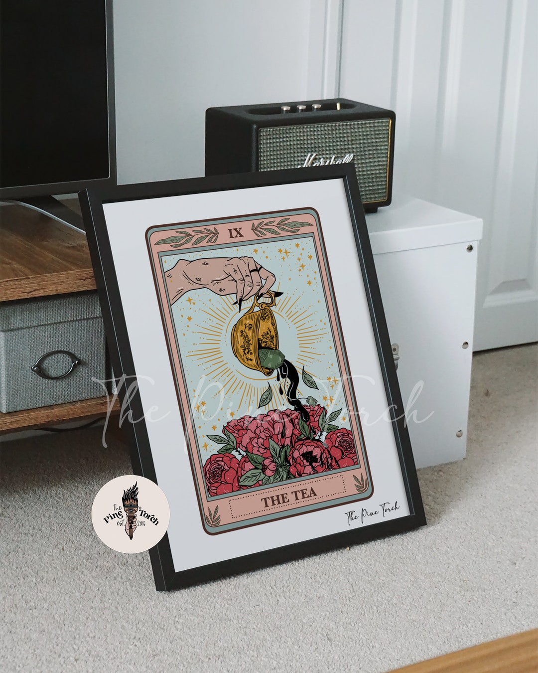 The Tea Tarot Framed Print, the Tea Tarot Card Poster, the Tea Tarot ...