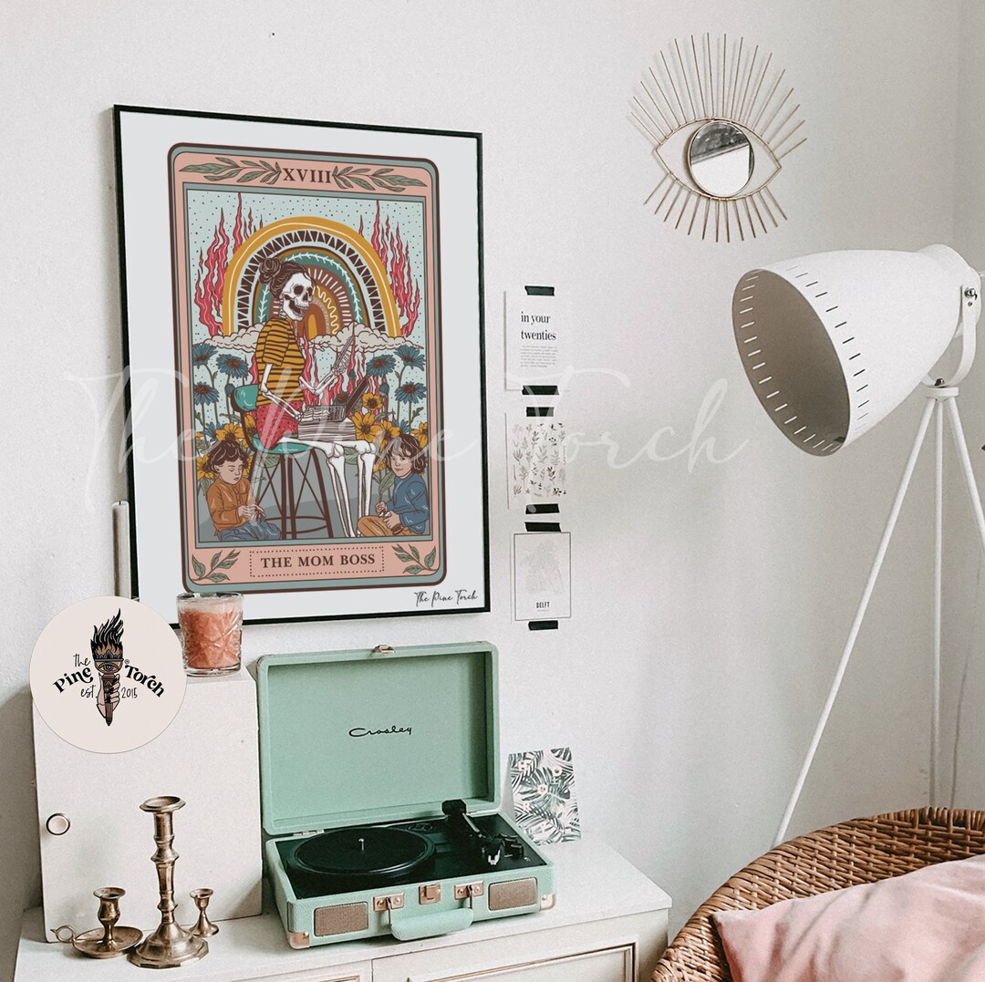 The Mom Boss Tarot Framed Print, the Mom Boss Tarot Card Poster, the ...