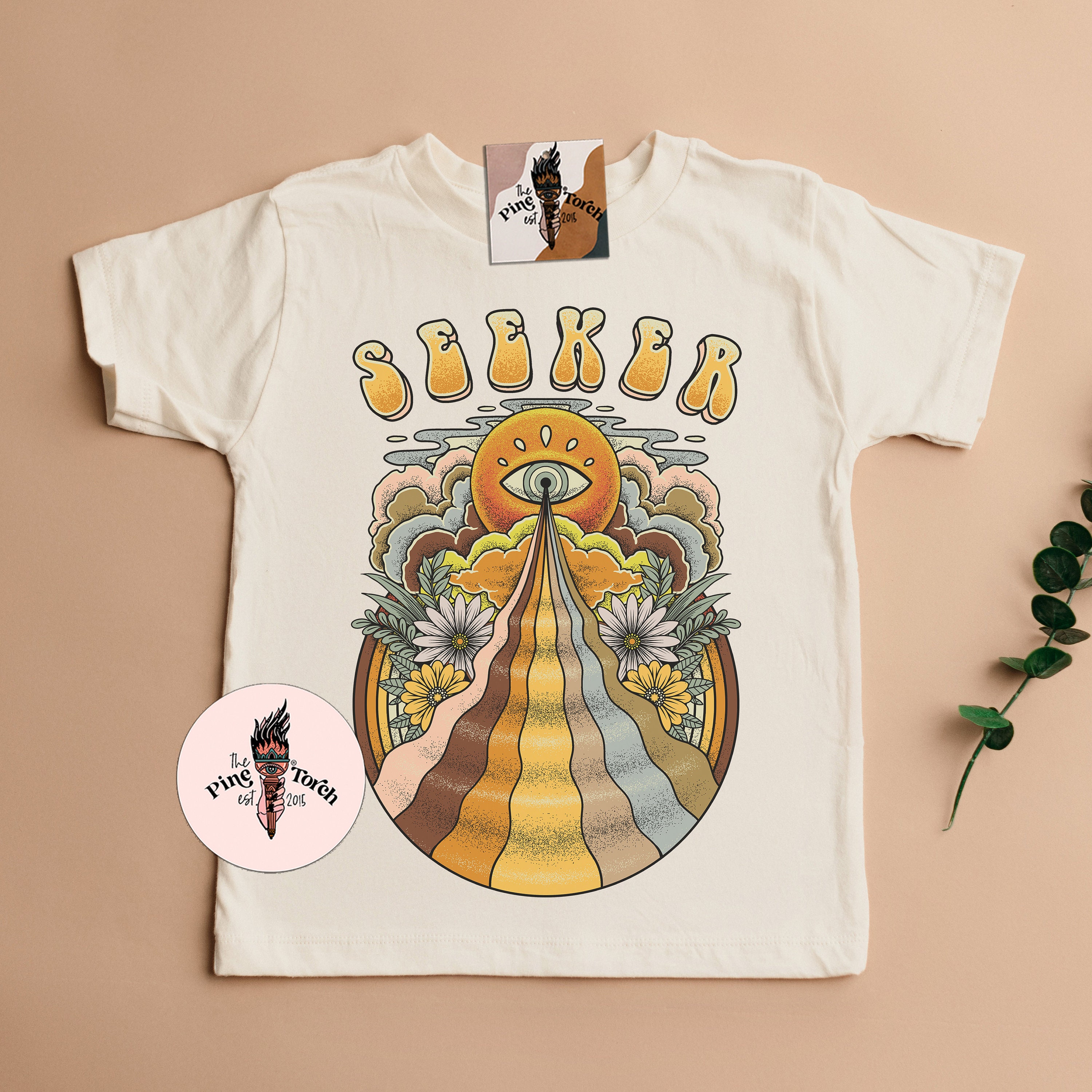 Retro Evil Eye 70s Seeker Hippie Kids Tee Mystical Evil Eye | Etsy