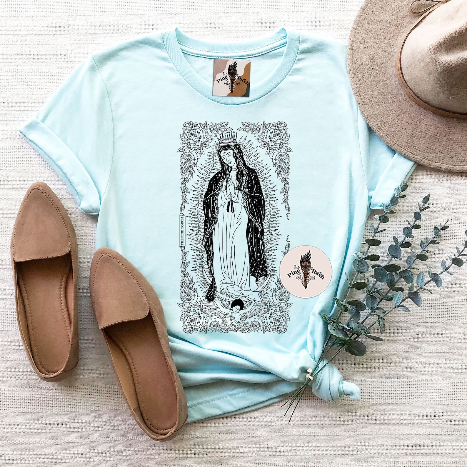 Mother Mary Lady of Guadalupe Shirt Virgin Mary Protection - Etsy