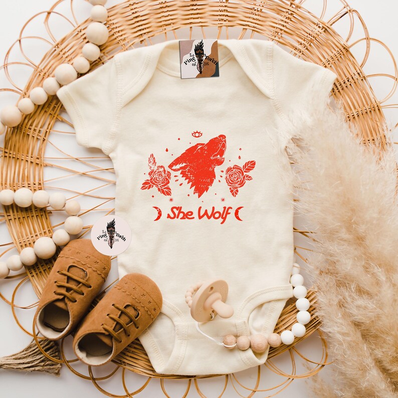 Girl Wolf, Baby Wolf, Girl Wolf, Wolf Baby, Wolf Bodysuit, Wolf Shirt ...