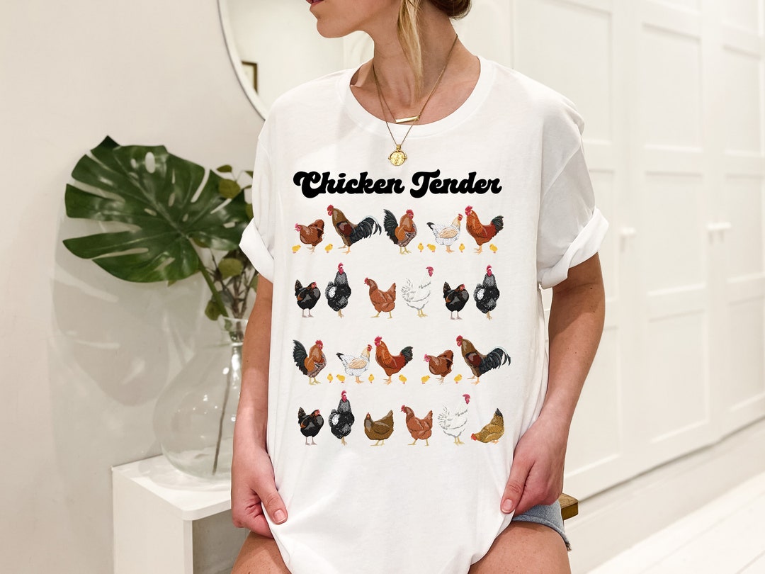 Funny Chicken Shirt, Chicken Tender Shirt, Raising Chickens Tee, Free ...