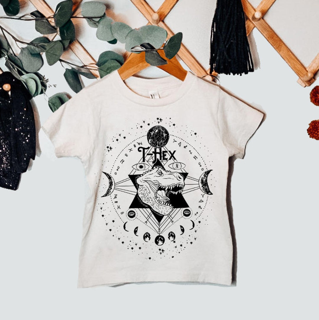 T Rex Hex Occult Shirt, T Hex Dinosaur Witchy, Witchy T-rex Shirt ...