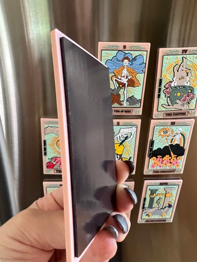 The Two of Deez Tarot Card PVC Soft Rubber 3D Magnet Tarot - Etsy