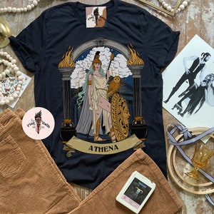 Athena Greek Goddess Shirt, Athena Goddess Shirt, Mystical Greek ...
