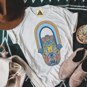 Hamsa Retro Evil Eye Shirt Retro Hamsa Shirt Hamsa Hand | Etsy