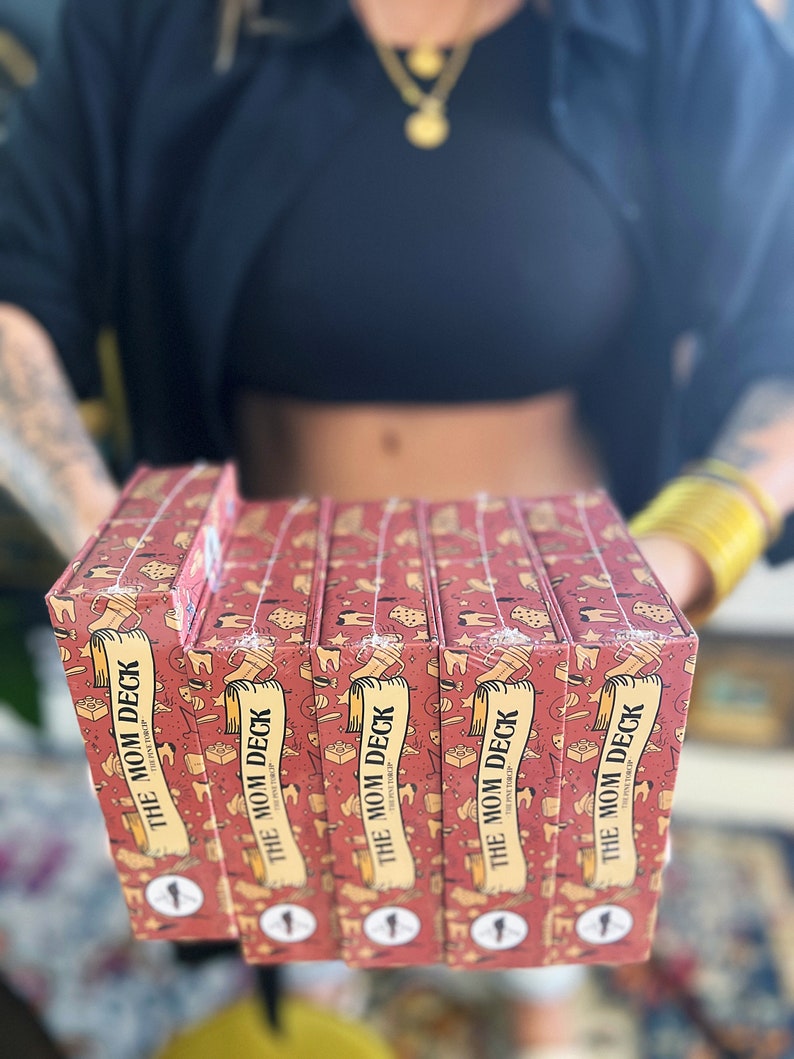 The Mom Deck Skeleton Mom Tarot Deck Tarot Card Mom Oracle - Etsy