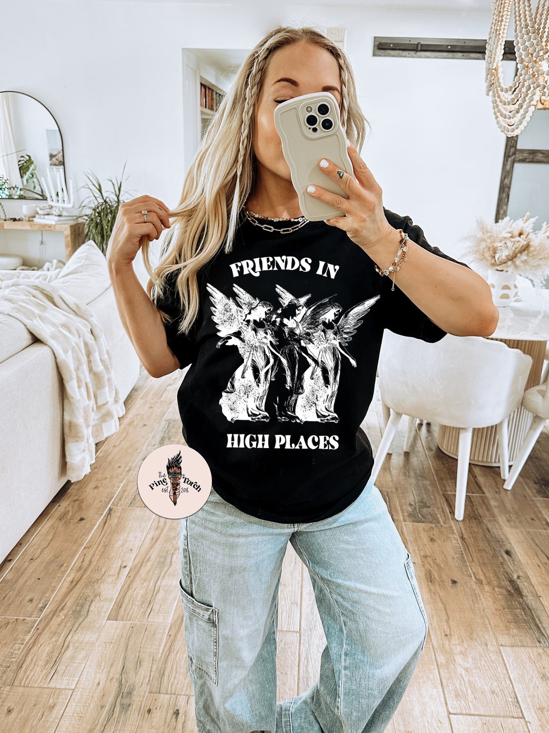Edgy Angel Shirt, Friends in High Places Tee, Divine Intervention Tee ...