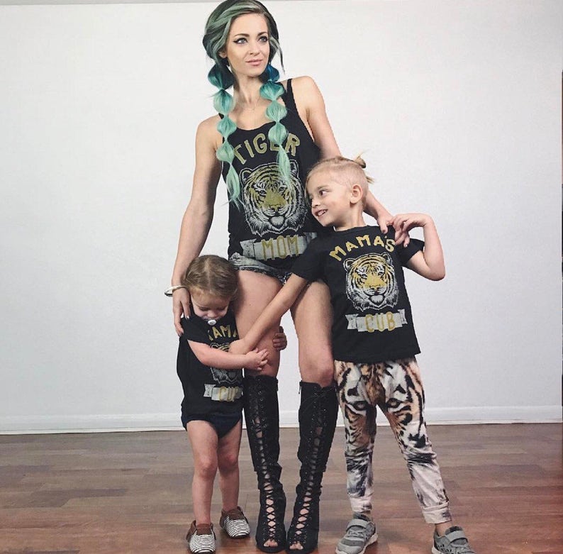 Tiger Cub Bodysuit, Tiger Baby, Mama's Cub Bodysuit, Wild Bodysuit ...
