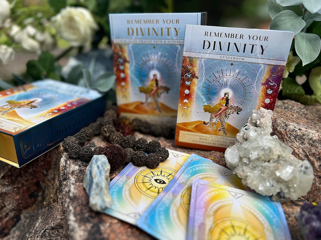 Remember Your Divinity Oracle Deck, Goddess Gold Oracle Deck, Tarot ...